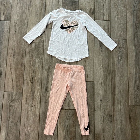 Nike | Matching Sets | Leopard Heart Nike Outfit | Poshmark